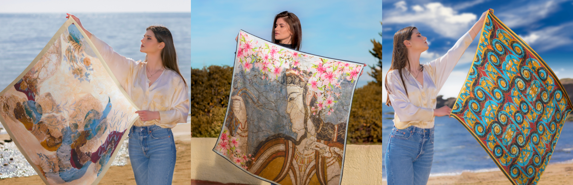 Ancient Greek Scarves - By Kalfas